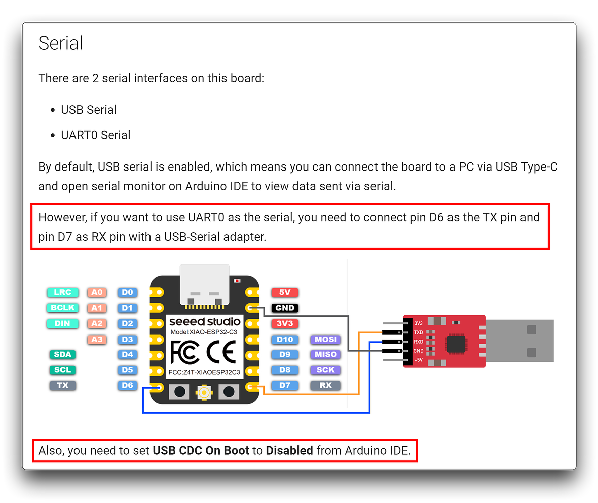 How to use Serial1 with XIAO ESP32C3 - XIAO - Seeed Studio Forum