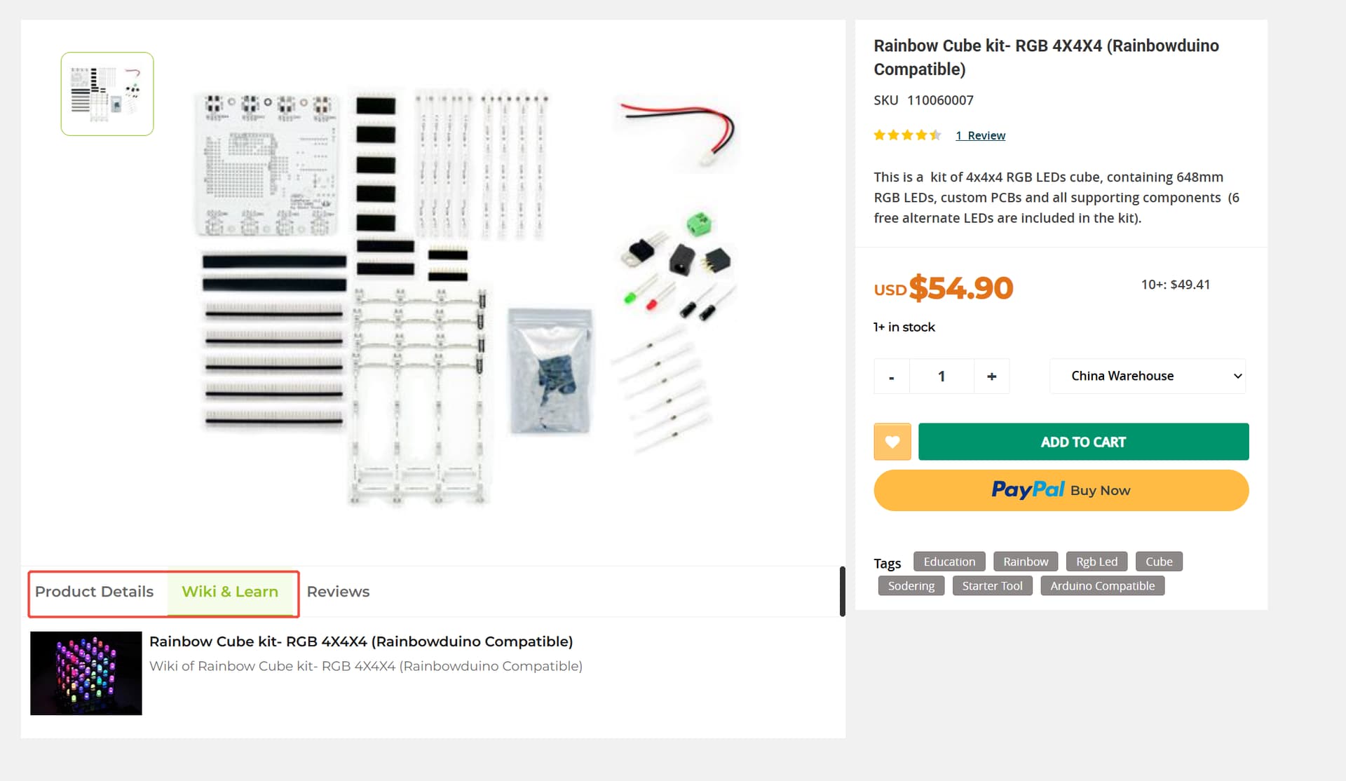 Instructions for Rainbow Cube 4x4x4 250730 - Arduino & Seeeduino - Seeed Studio Forum